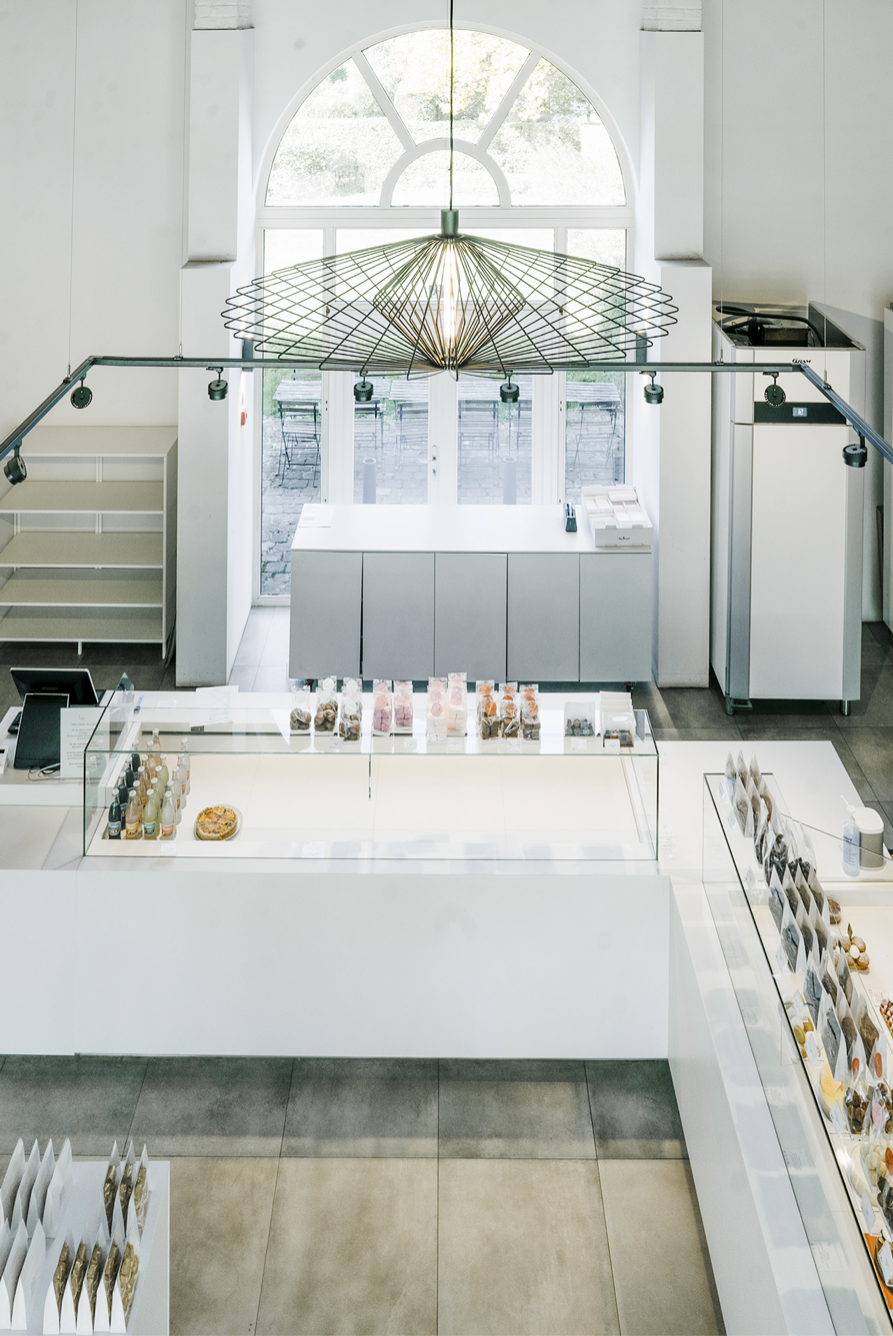 winkelinrichting en koeling voor patissier Raphael Giot in Lasne
